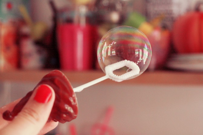 Bulles de savon, la recette home-made